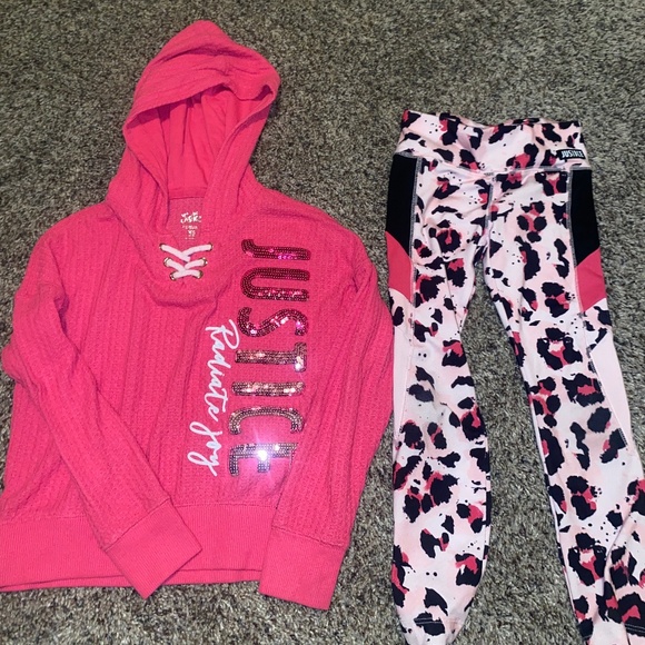 Justice | Matching Sets | Girls Xs Justice Pink Two Piece Set Outfit 5 ...